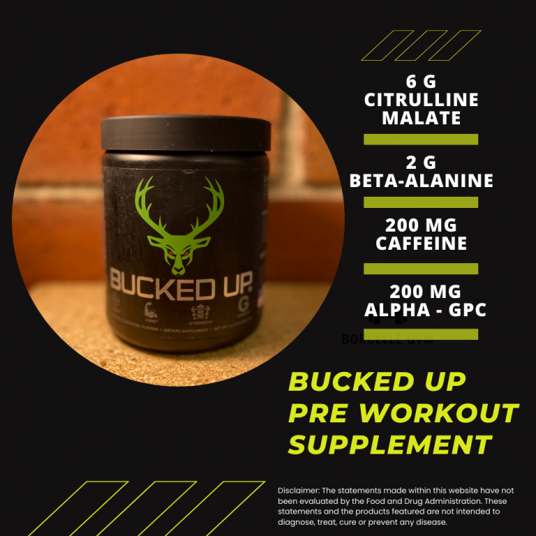 Bucked Up Pre Workout Drink Supplement Review – Brainz